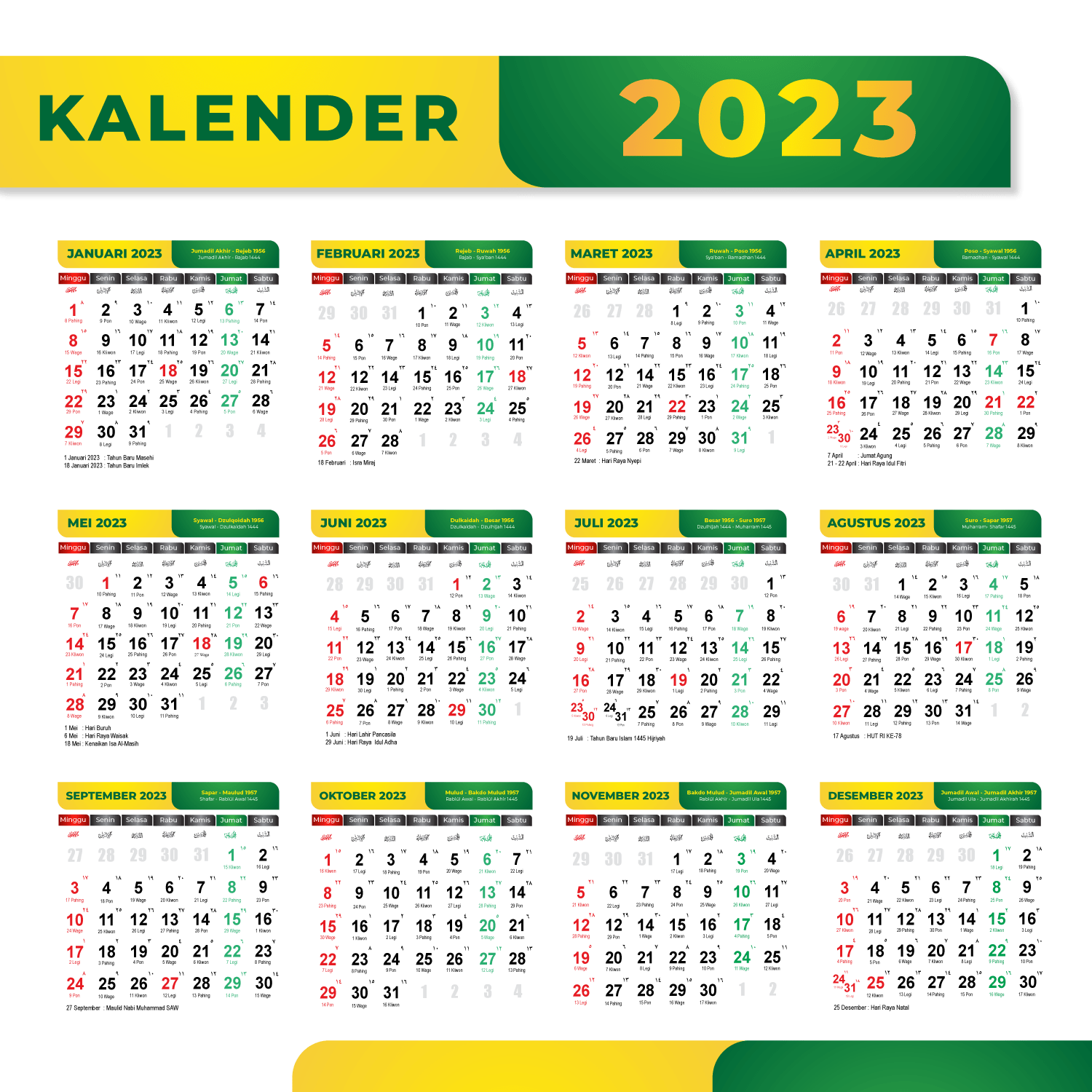 Kalender 2023 Lengkap Dengan Week Image To U Kalender 2023 Lengkap Dengan Week Image To U